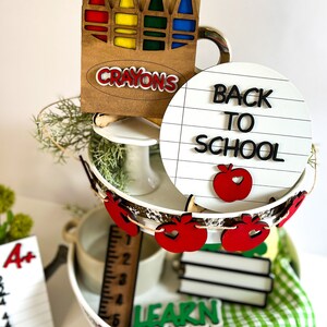 Back to School Tier Tray Set - Etsy