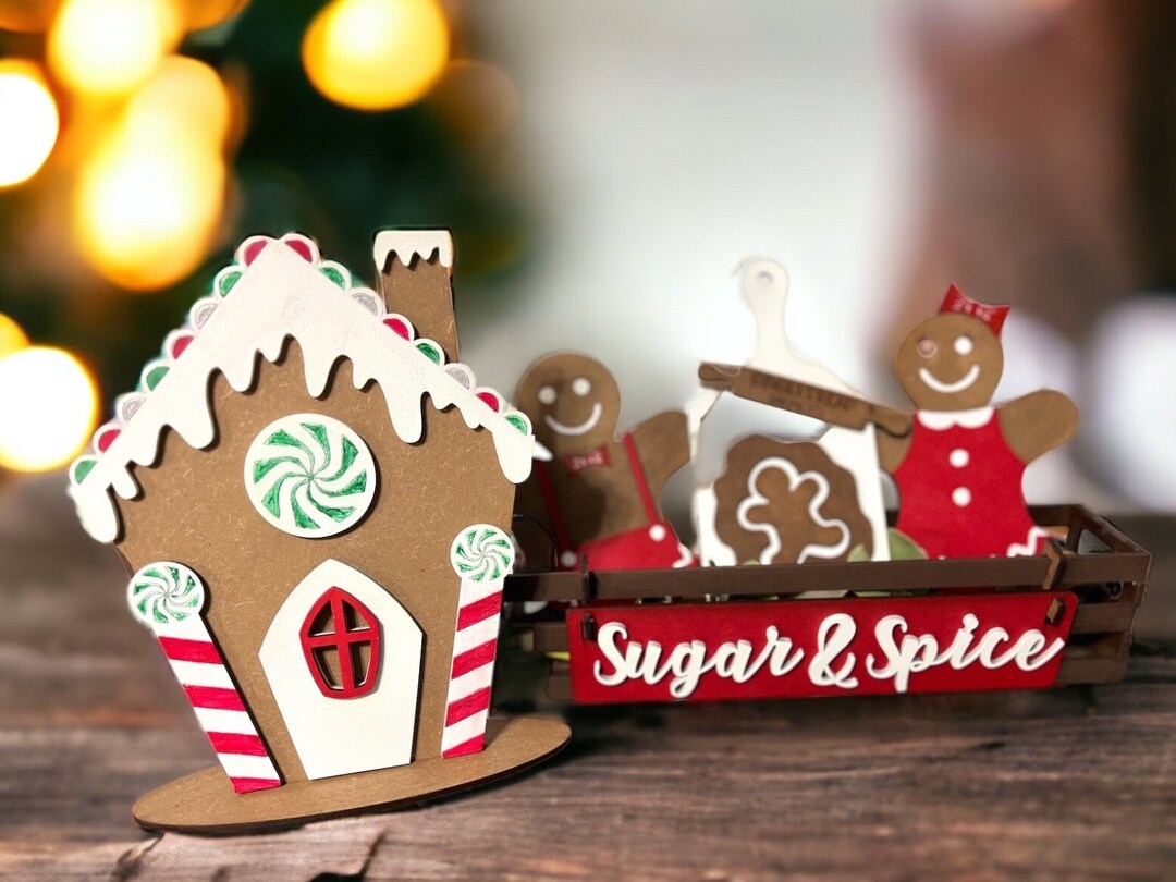 Interchangeable Shelf Sitter - Gingerbread - Etsy