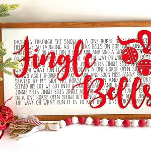 Jingle Bells Sign - Etsy