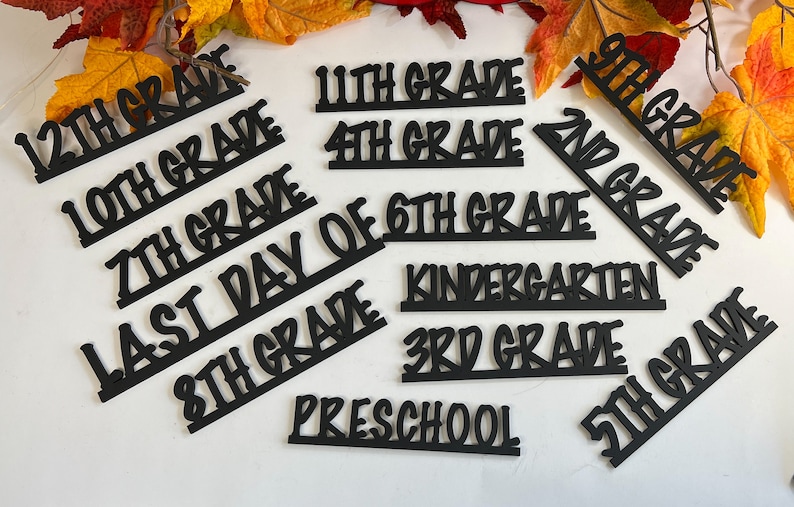 School Sign - All Grades - Etsy