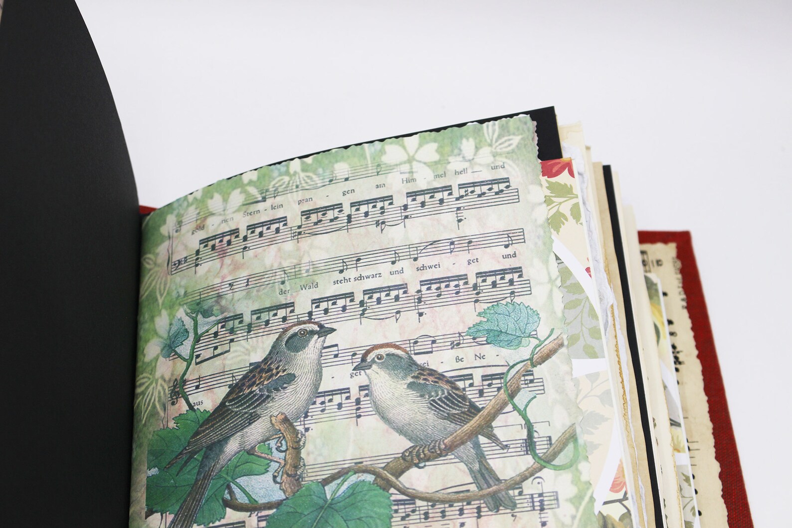 Music Themed Junk Journal - Thick Handmade Hardcover Journal - Etsy