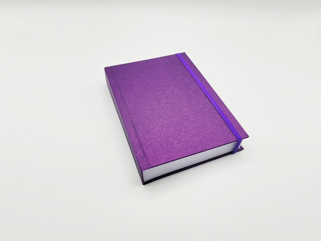 Thick Metallic Amethyst Notebook - Journal - Sketchbook - Travel ...