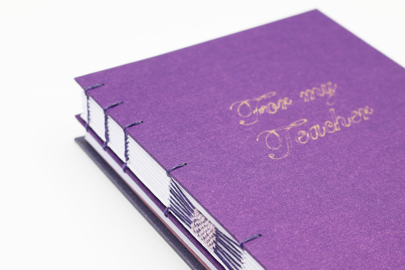 Handmade Double Notebook Coptic Stitch lay Flat Journal - Etsy UK