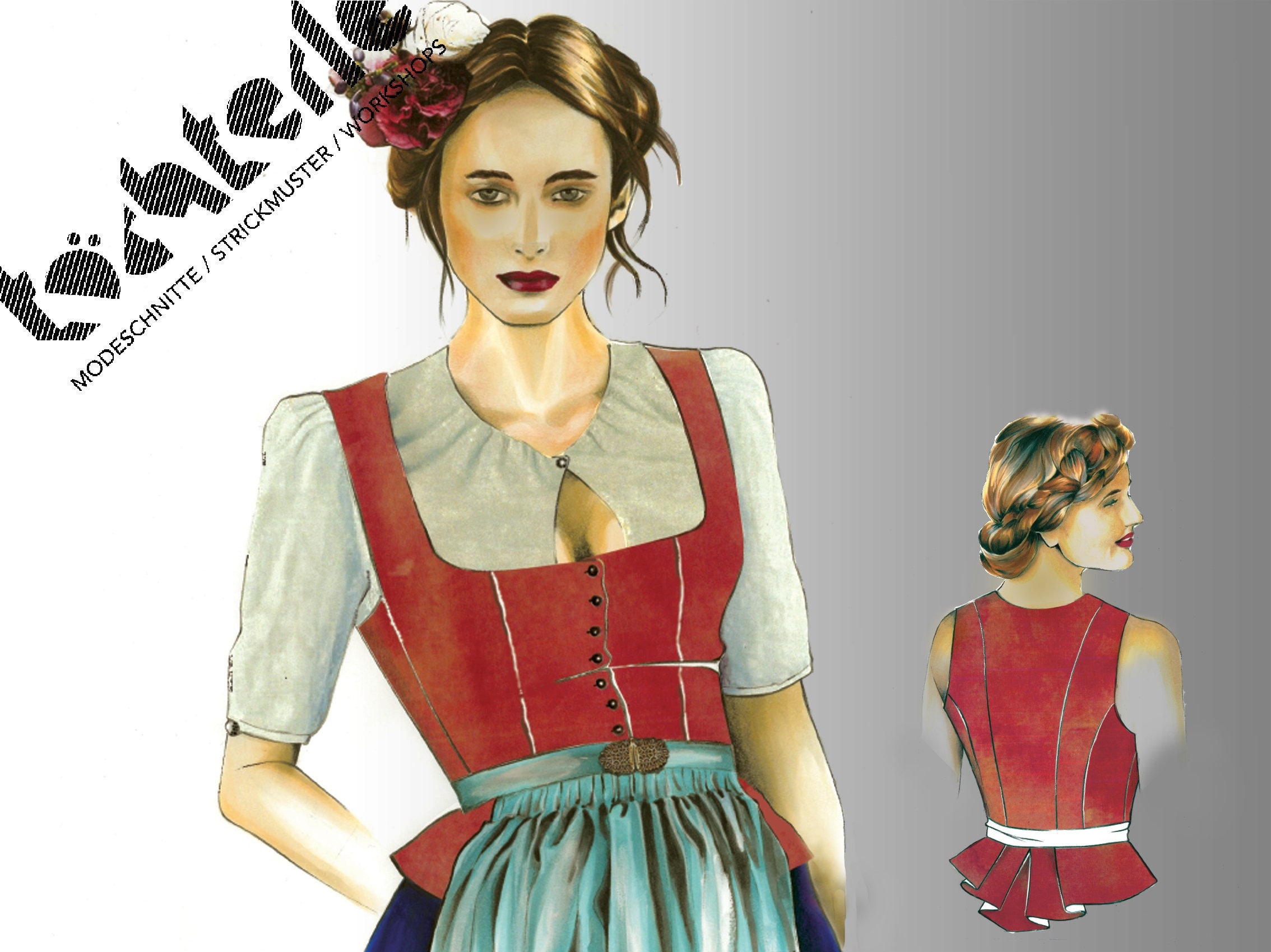 Traditional Dirndl Pattern