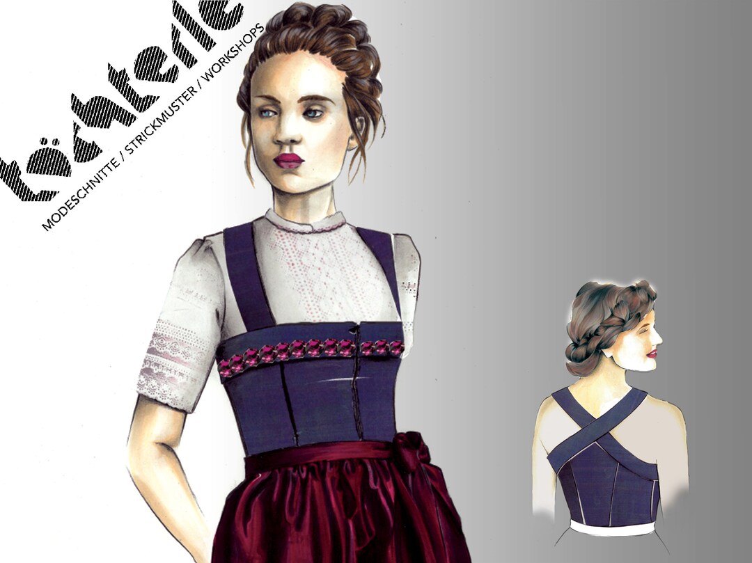 Traje tradicional tirolés top-112 tamaño. 44 patrones de descarga ...