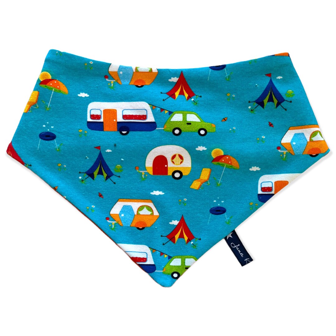 Triangle Cloth Camper Vanlife Camping Turquoise Orange Tents Jersey ...