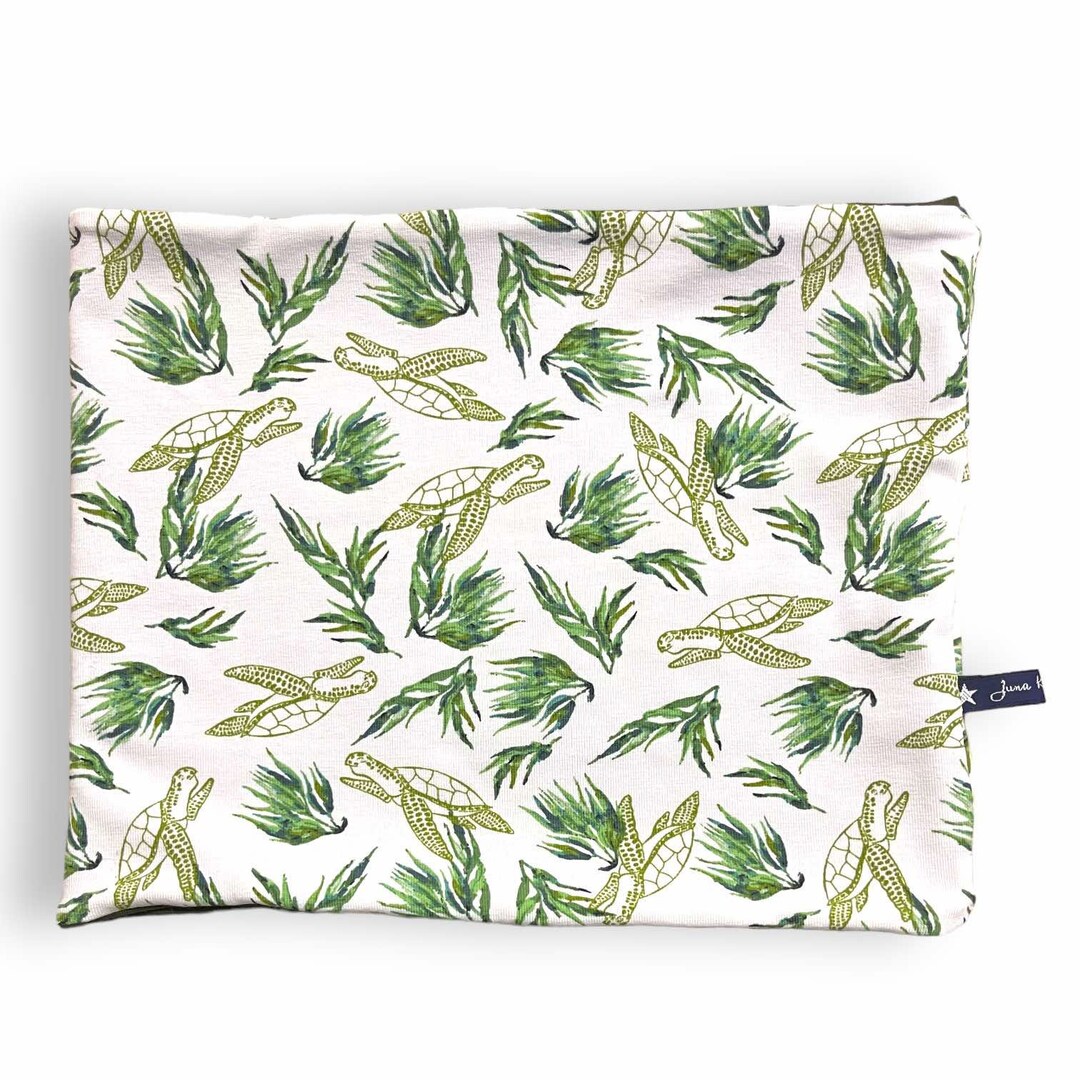 Loop Scarf turtles Turtles Sea Underwater World Green White Loop Scarf Cloth Beanie Hat Juna ...