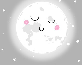 Banshee Moon Original Moon Painting