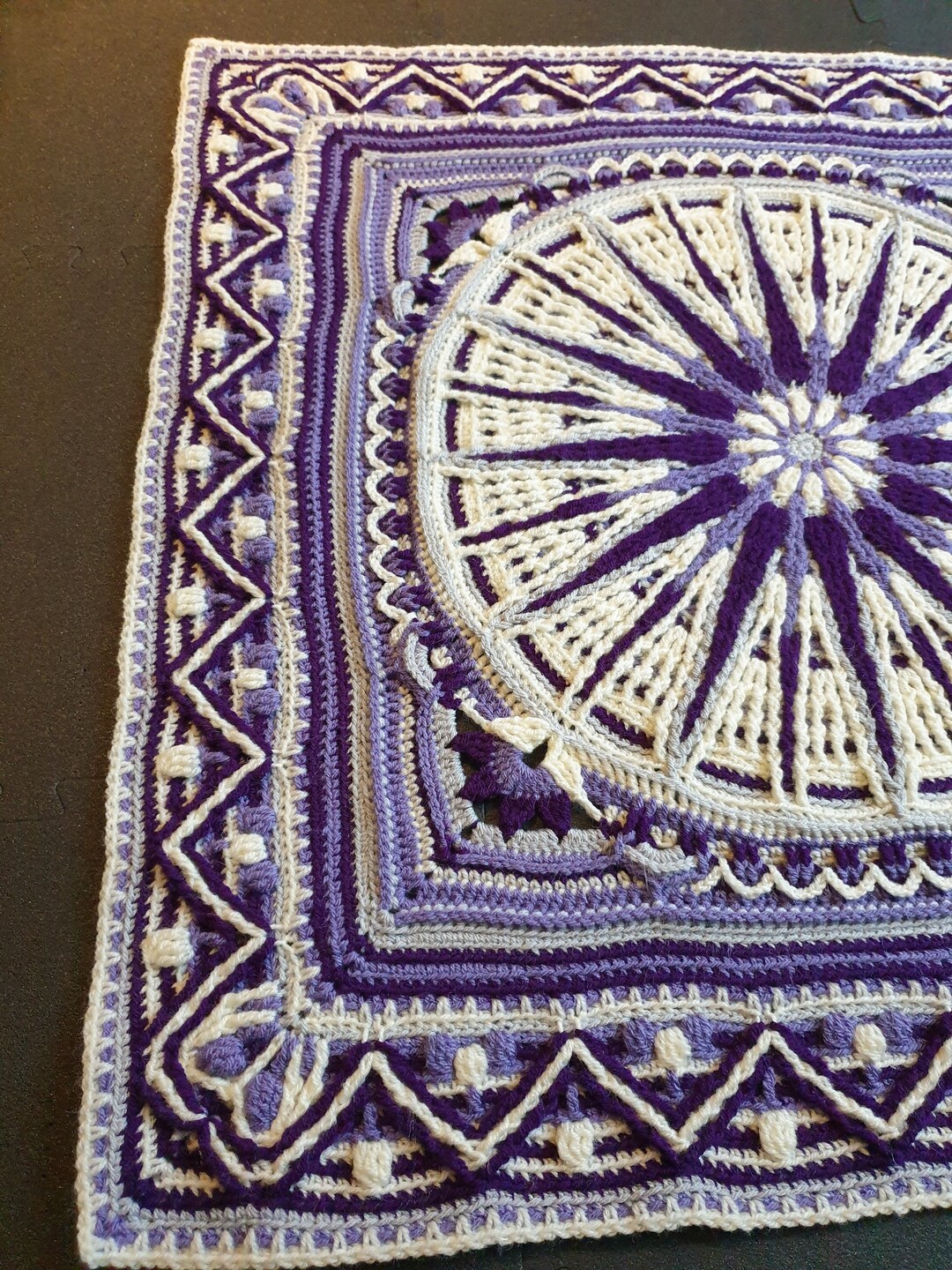 Gorgeous Crochet Blanket Afghan Blanket henry's Baby Blanket 79 Cm X 79 ...