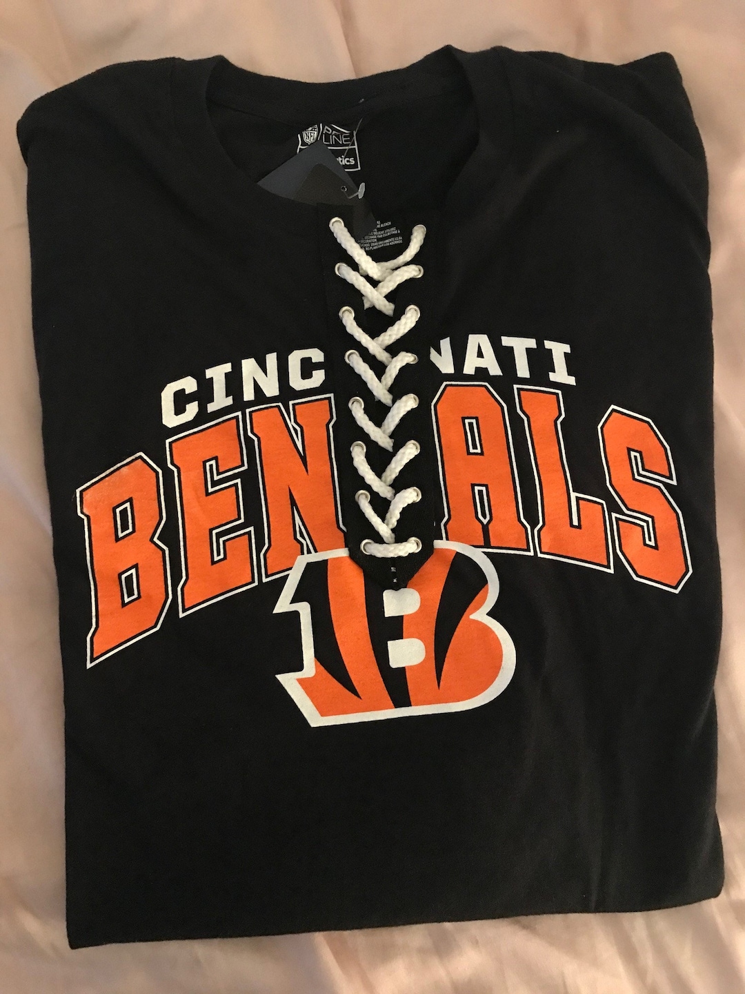 NFL Cincinnati Bengals Custom Shirt, NFL Lace Up, Handmade Cincinnati ...