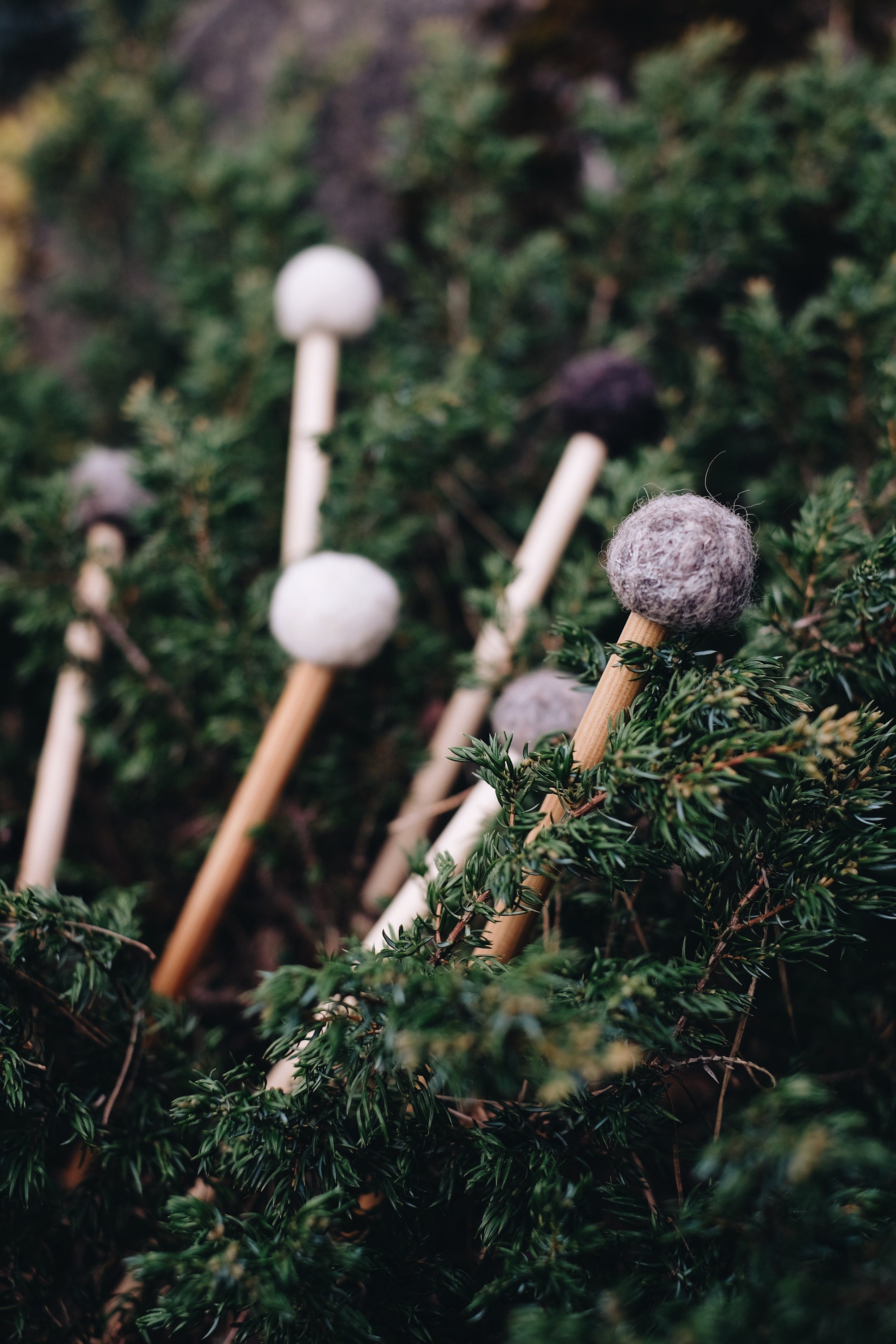 HANDMADE DRUM MALLETS /24cm Sticks/ Moon Drum / Steel Tongue - Etsy