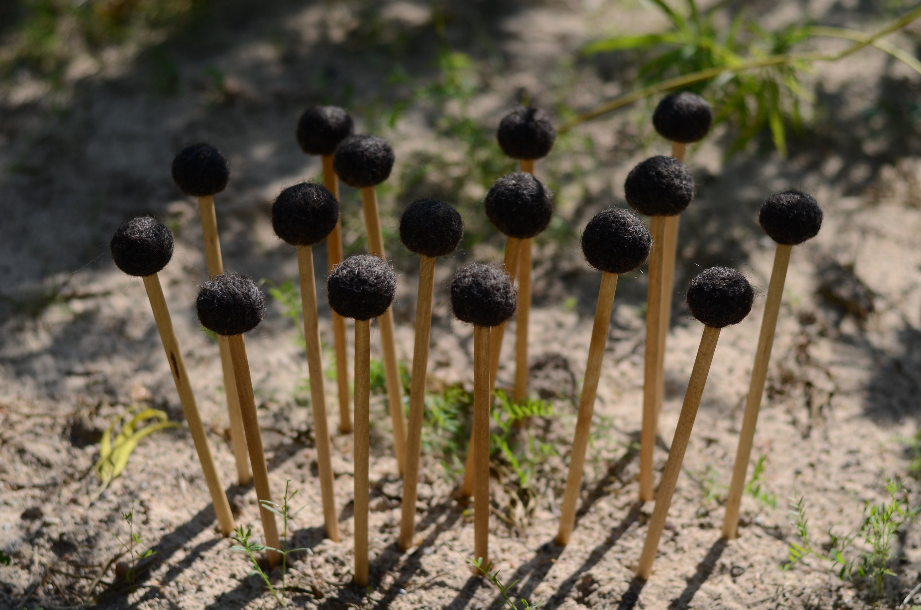 HANDMADE DRUM MALLETS /24cm Sticks/ Moon Drum / Steel Tongue - Etsy