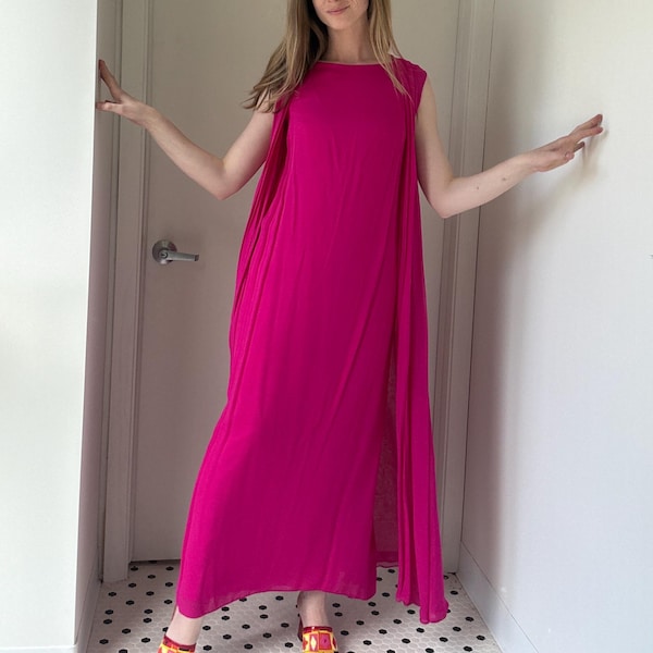 Fuschia Dress - Etsy UK