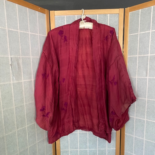 1920s Kimono Jacket - Etsy