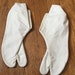 Vintage White Asian Japanesse Two Toed Slipper Shoes - Etsy