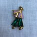 Vintage Asian Inspired Pin - Etsy