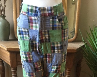 Patchwork pants | Etsy