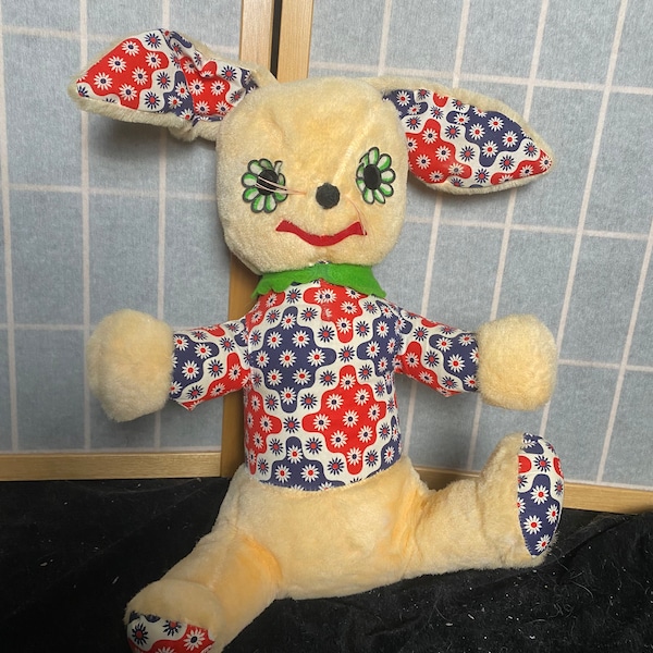 1960s Vintage Stuffed Rabbit Bunny - Etsy