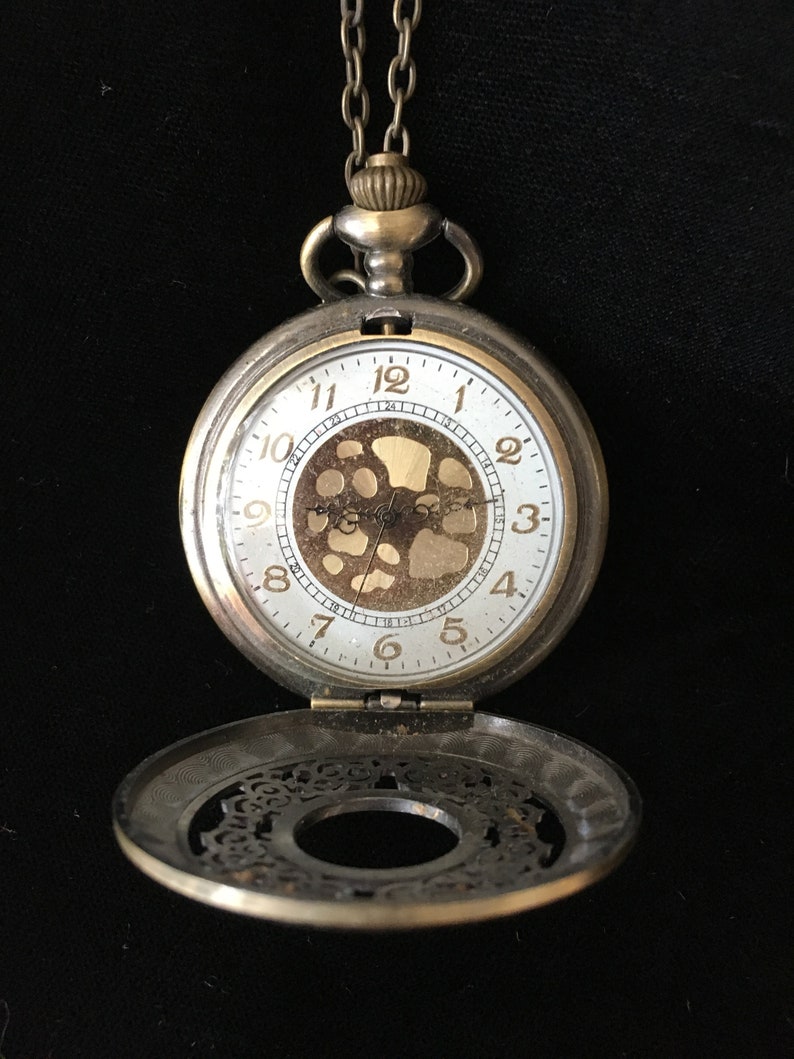 Vintage Pocket Watch on a Chain | Etsy