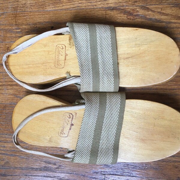 Wooden Sandals - Etsy