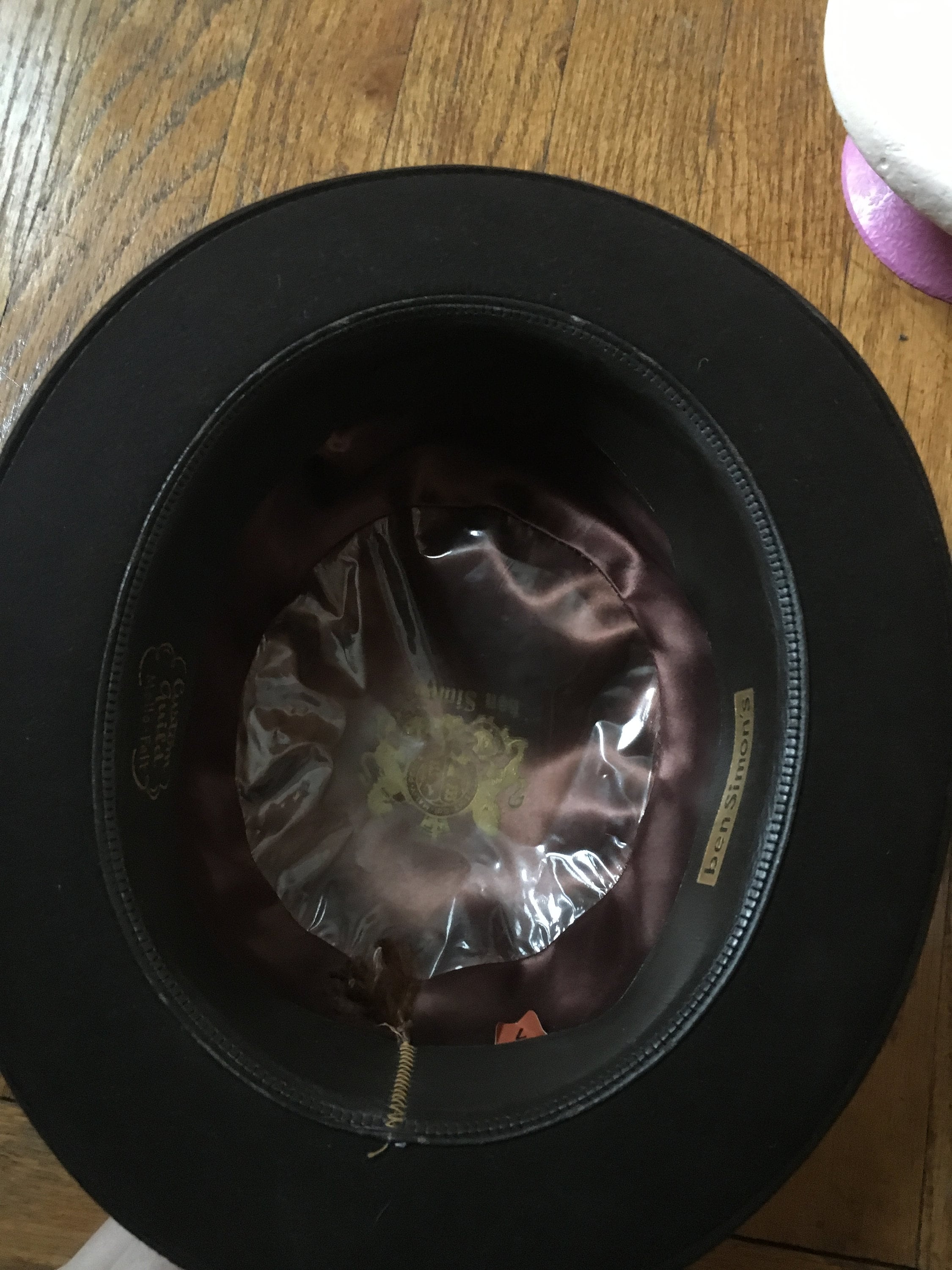 Vintage Brown Wool Felt Hat Fedora From Ben Simon - Etsy