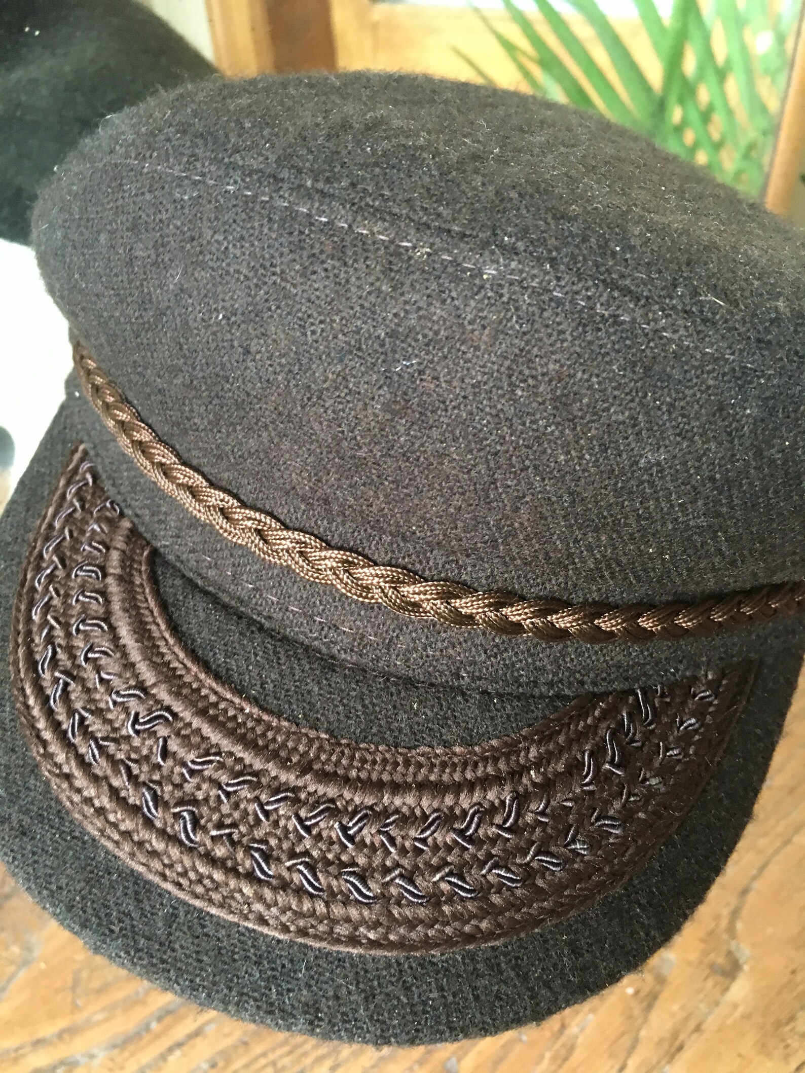 Vintage Funky Brown Rockabilly Cap - Etsy