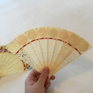 Vintage 1970's Italy Religious Plastic Folding Hand Fans - Etsy