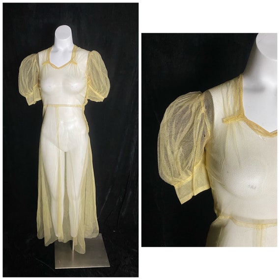 DRESS SLEEVE SHEER Ameri PUFF VINTAGE - nimfomane.com