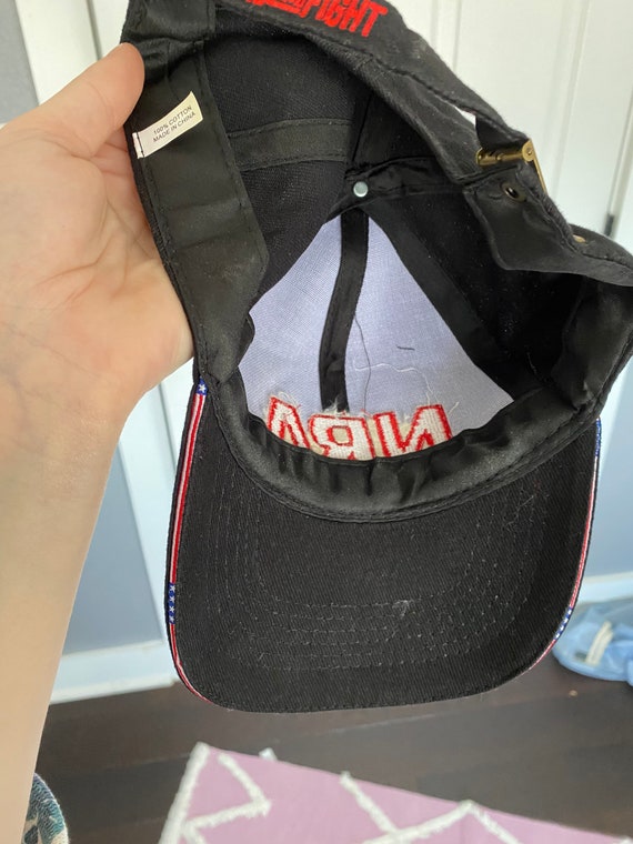 Early 2000s black NRA baseball hat - Gem