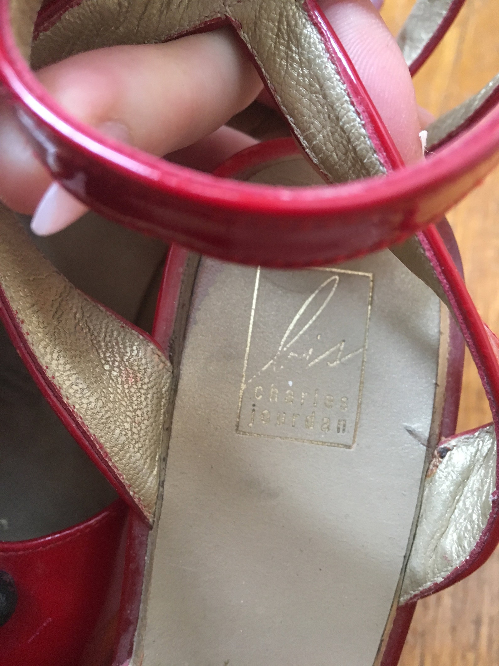 Vintage Red High Heels With Fruit US Size 6 Charles Jordan - Etsy