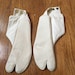 Vintage White Asian Japanesse Two Toed Slipper Shoes - Etsy