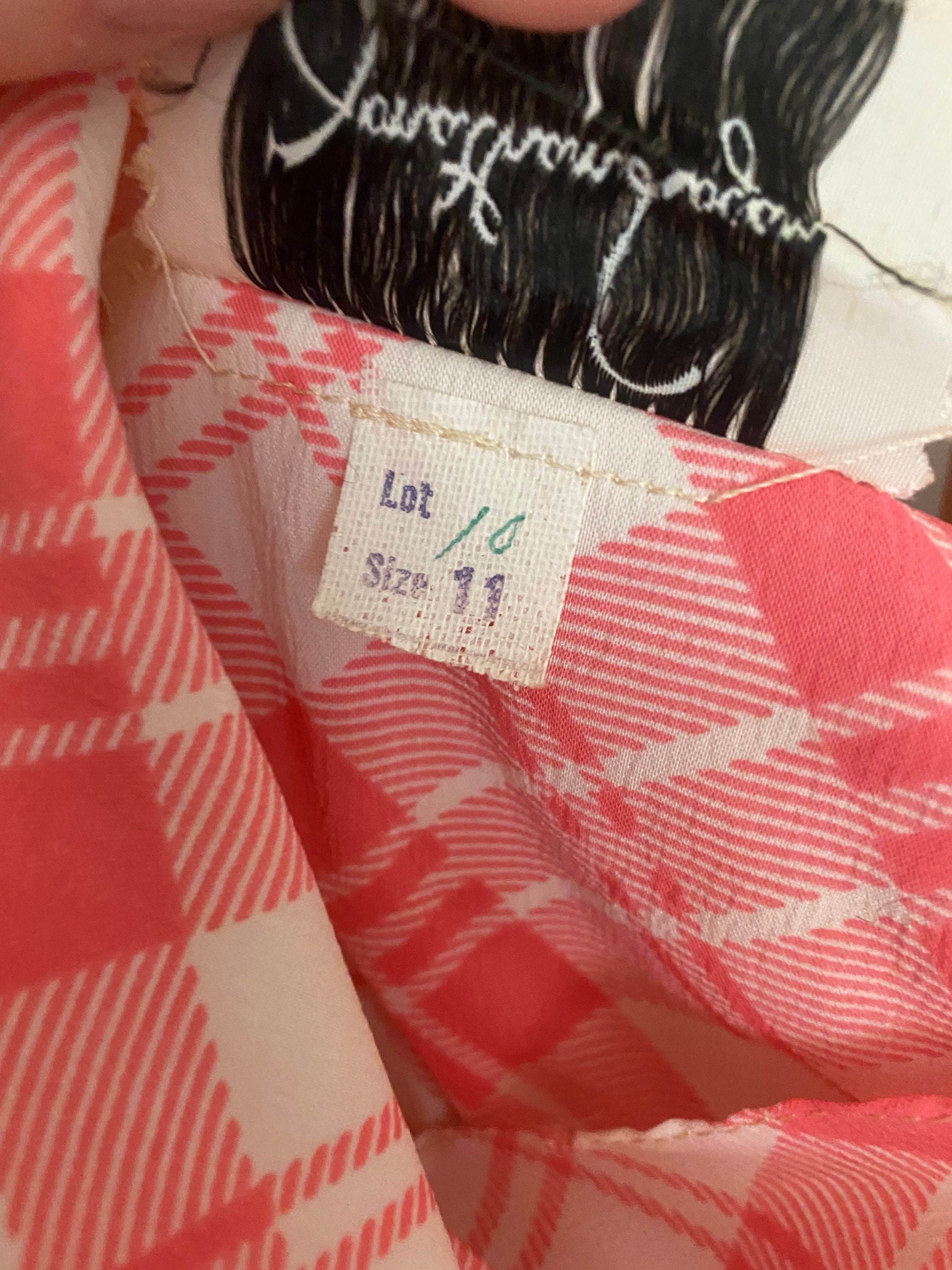 Vintage 1960s Pink and White Plaid Jonathan Logan Dress - Etsy