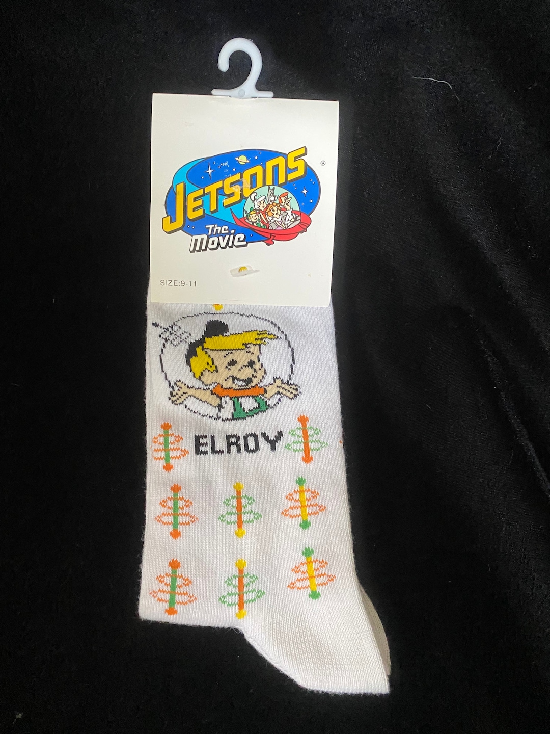 Vintage 1990s White Dead Stock Socks, Elroy From the Jetsons Movie ...