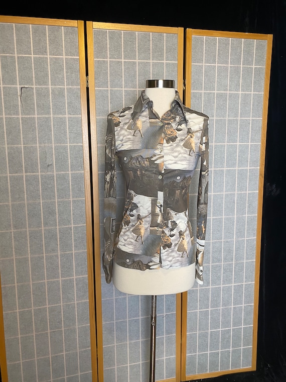 vintage 1970s novelty print - Gem