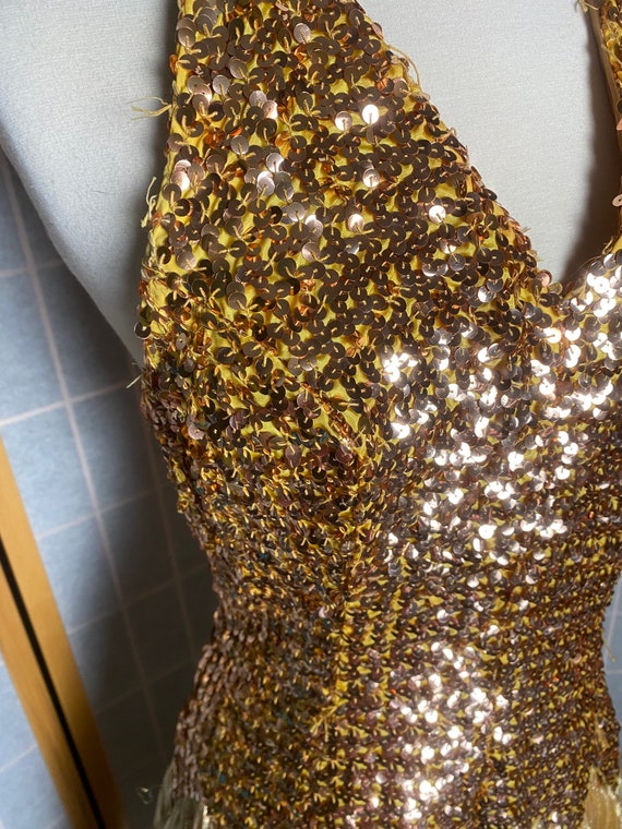 Vintage 1960’s gold sequin and metallic Pat Campano h… - Gem