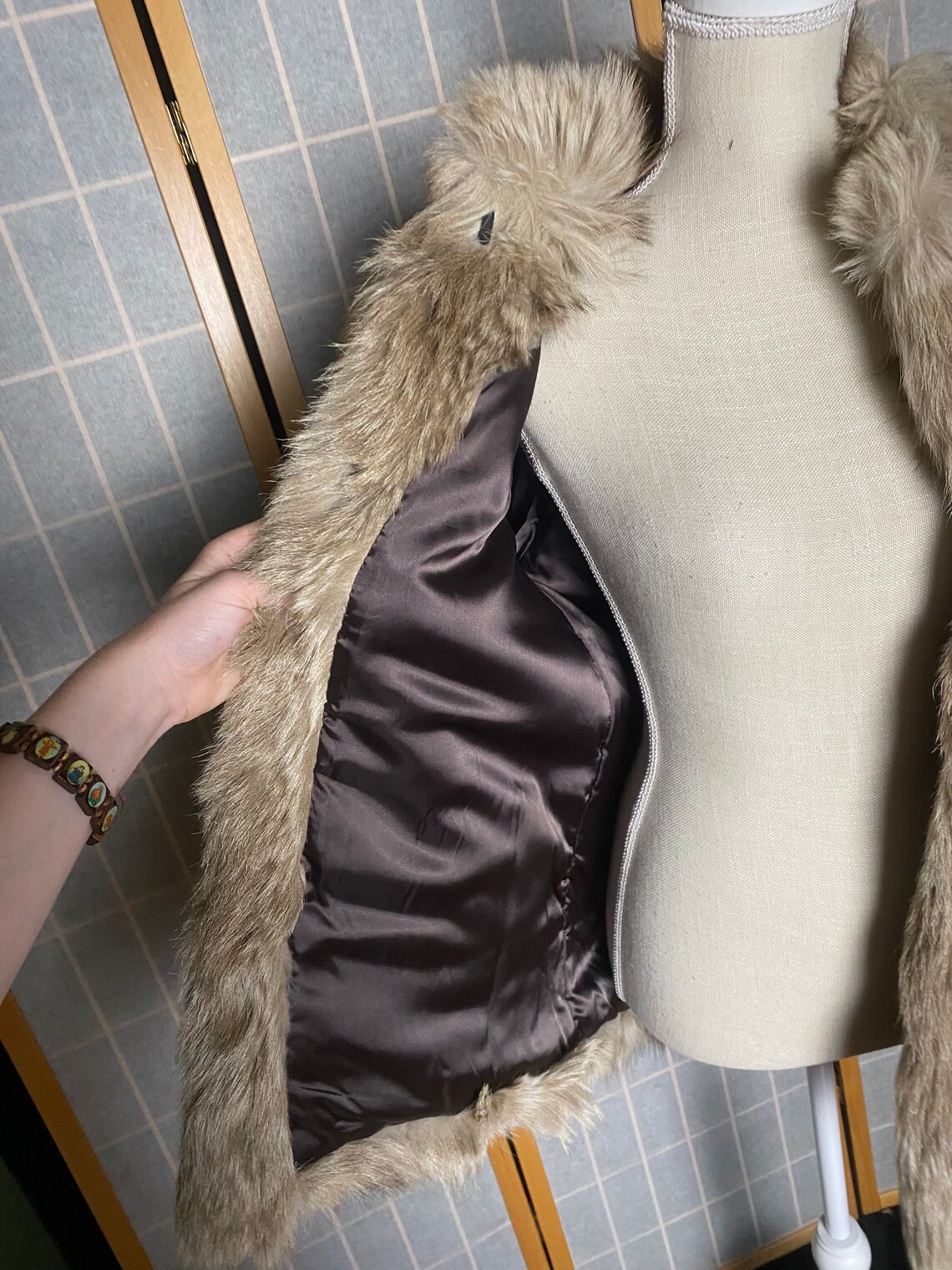 Vintage 1980’s Berman’s Brown Nanny Goat Fur Coat, Size Medium - Etsy