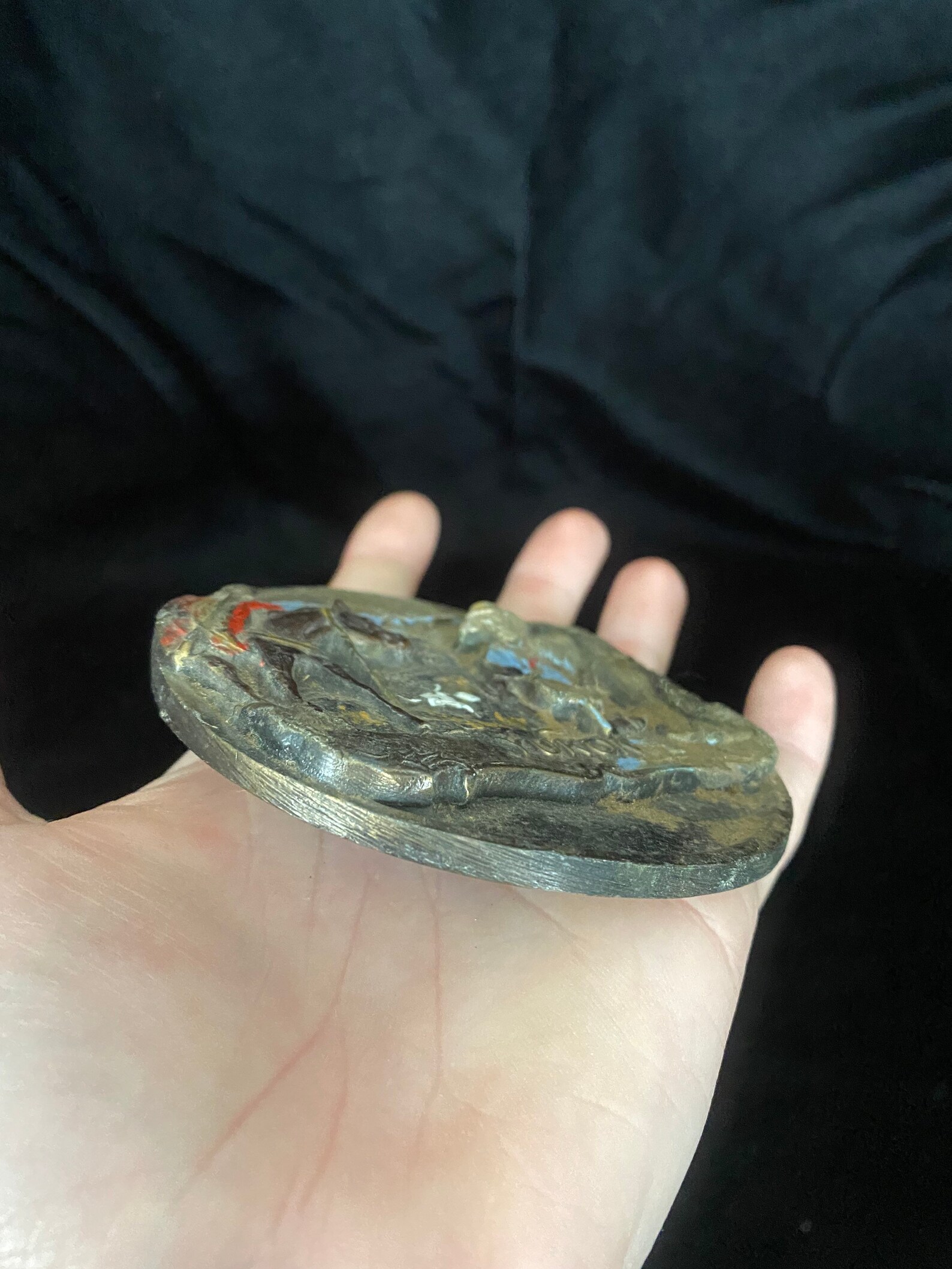 Vintage Heavy Brass Paperweight, Souvenir From the Yukon, Gold Miner - Etsy