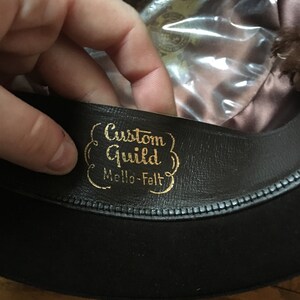 Vintage Brown Wool Felt Hat, Fedora From Ben Simon - Etsy