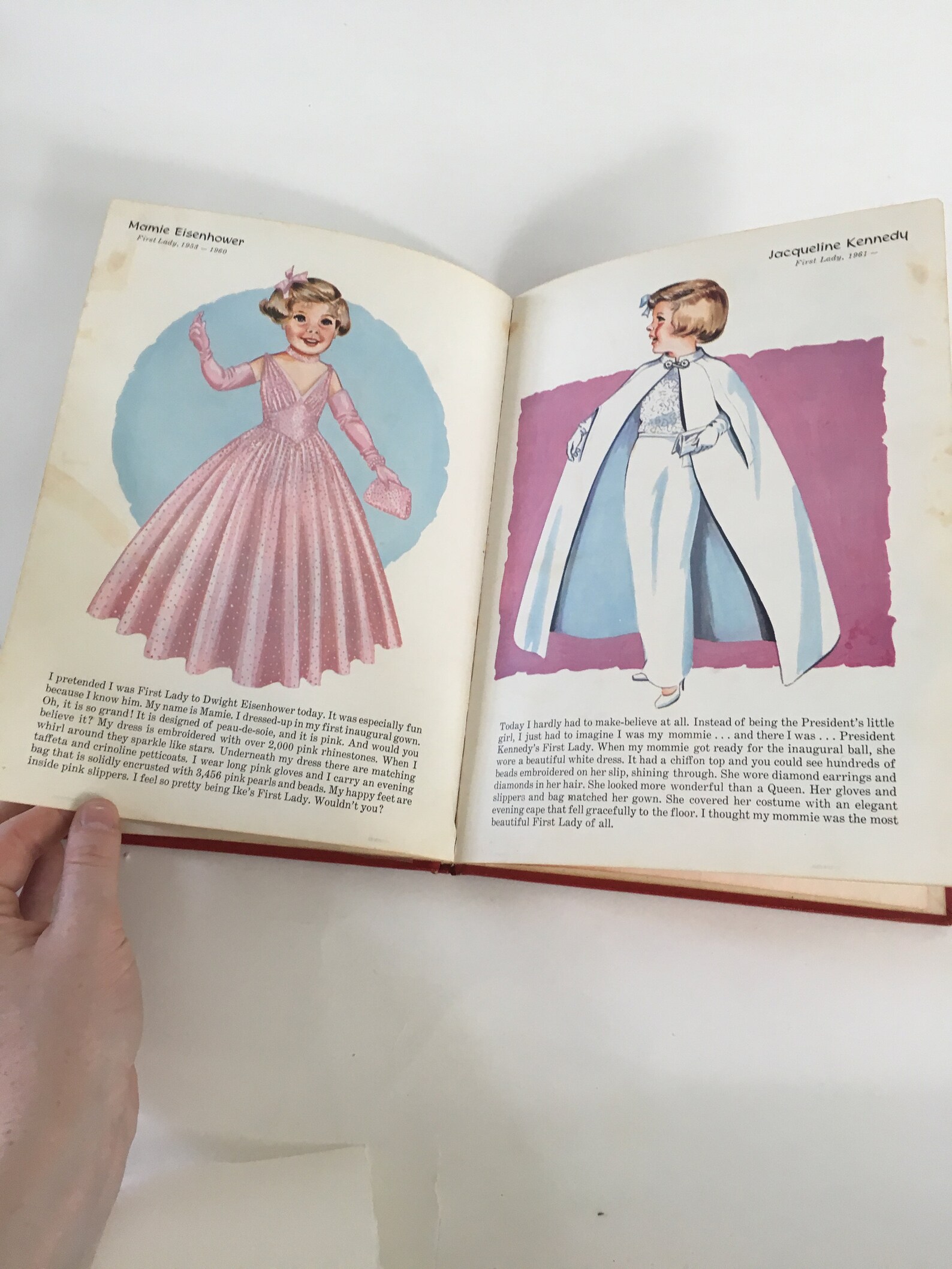 Vintage 1960's My First Lady Dress up Book Presidents - Etsy