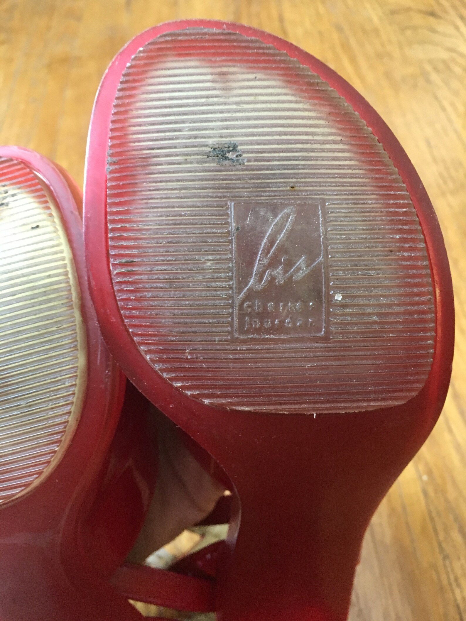 Vintage Red High Heels With Fruit US Size 6 Charles Jordan - Etsy