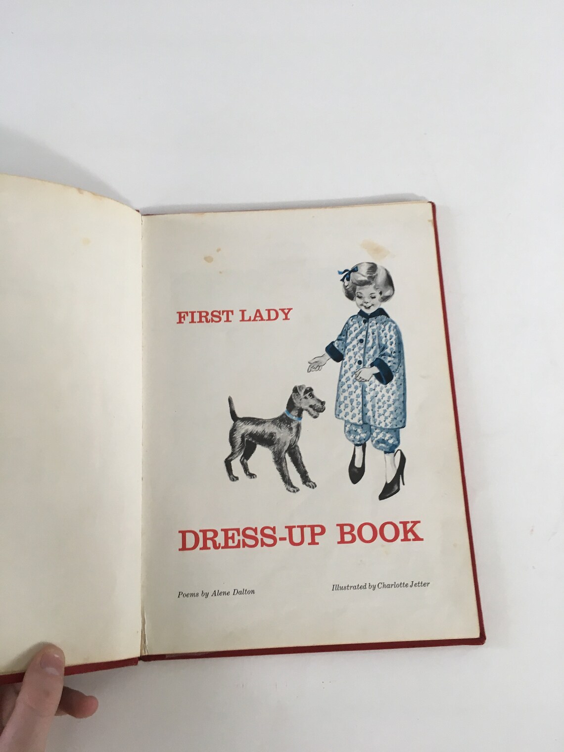 Vintage 1960's My First Lady Dress up Book Presidents - Etsy