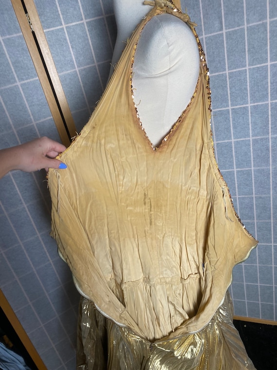 Vintage 1960’s gold sequin and metallic Pat Campano h… - Gem