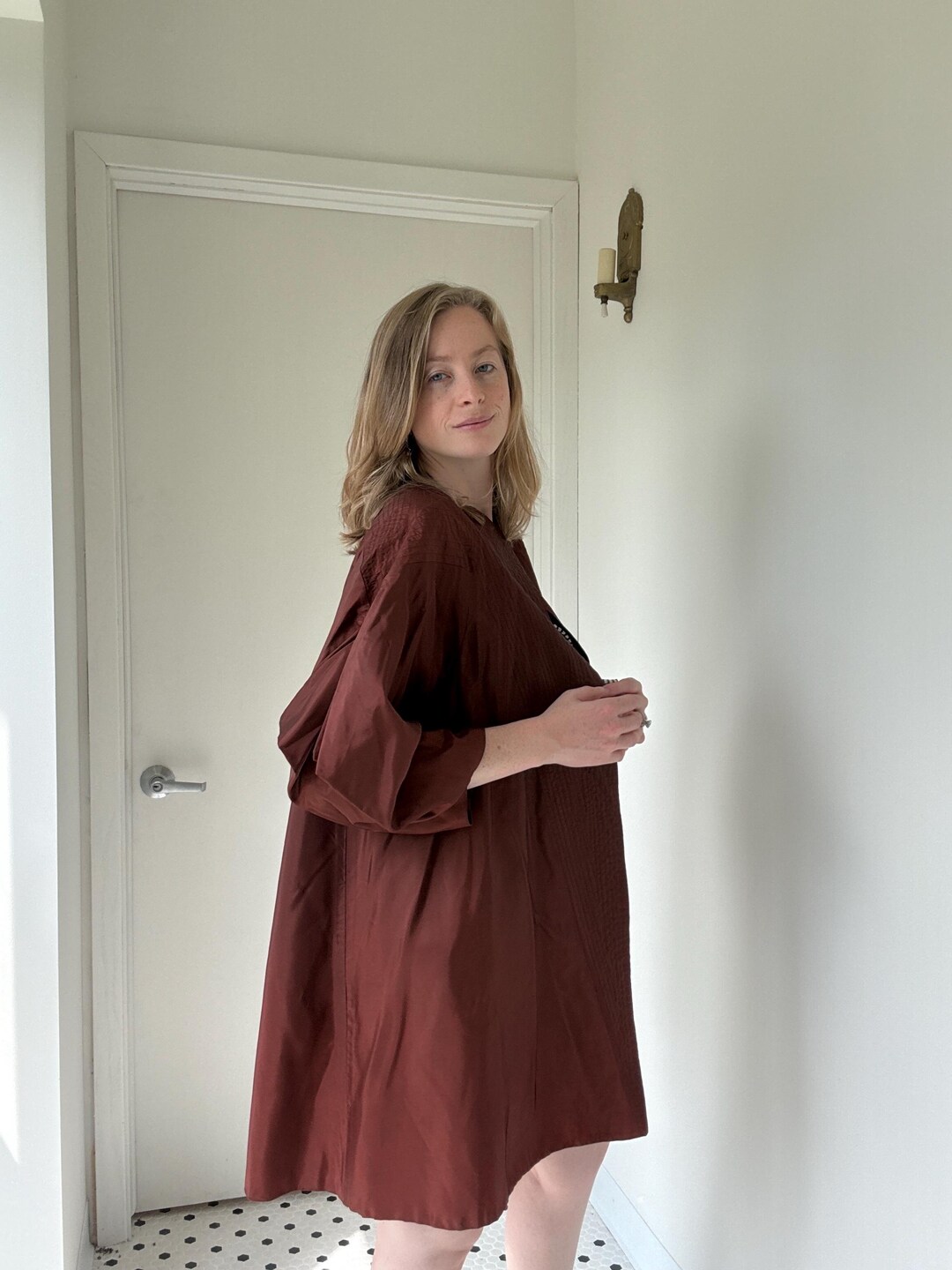 Vintage 1940’s Brown Taffeta Marshall Field and Company Misses Coat ...