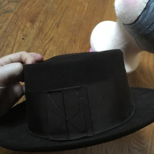 Vintage Brown Wool Felt Hat, Fedora From Ben Simon - Etsy