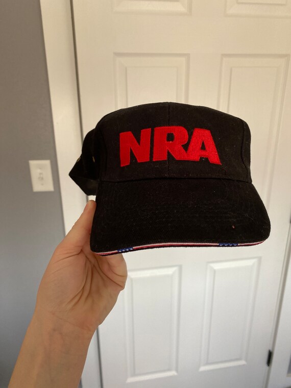 Early 2000s black NRA baseball hat - Gem