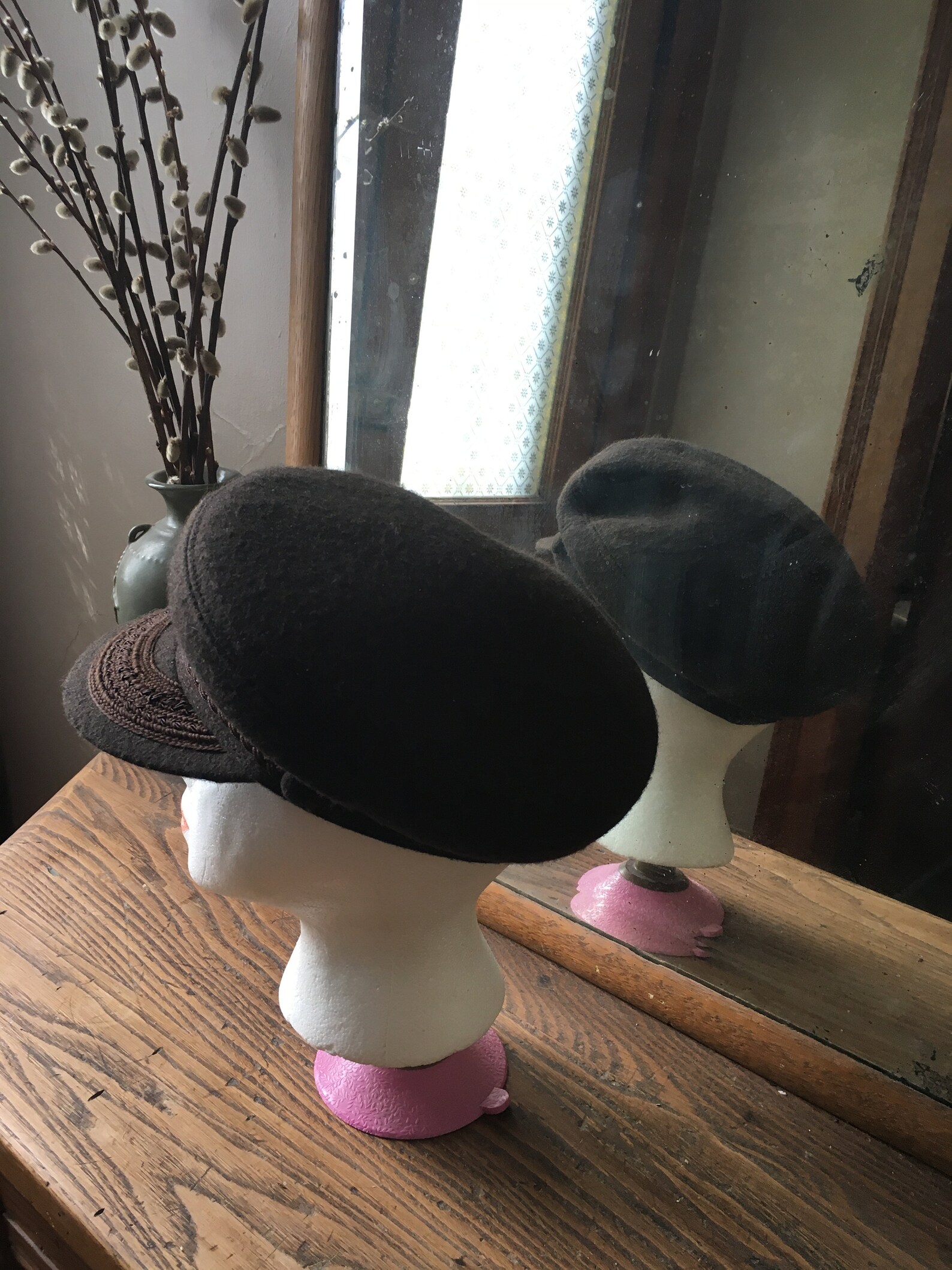 Vintage Funky Brown Rockabilly Cap - Etsy