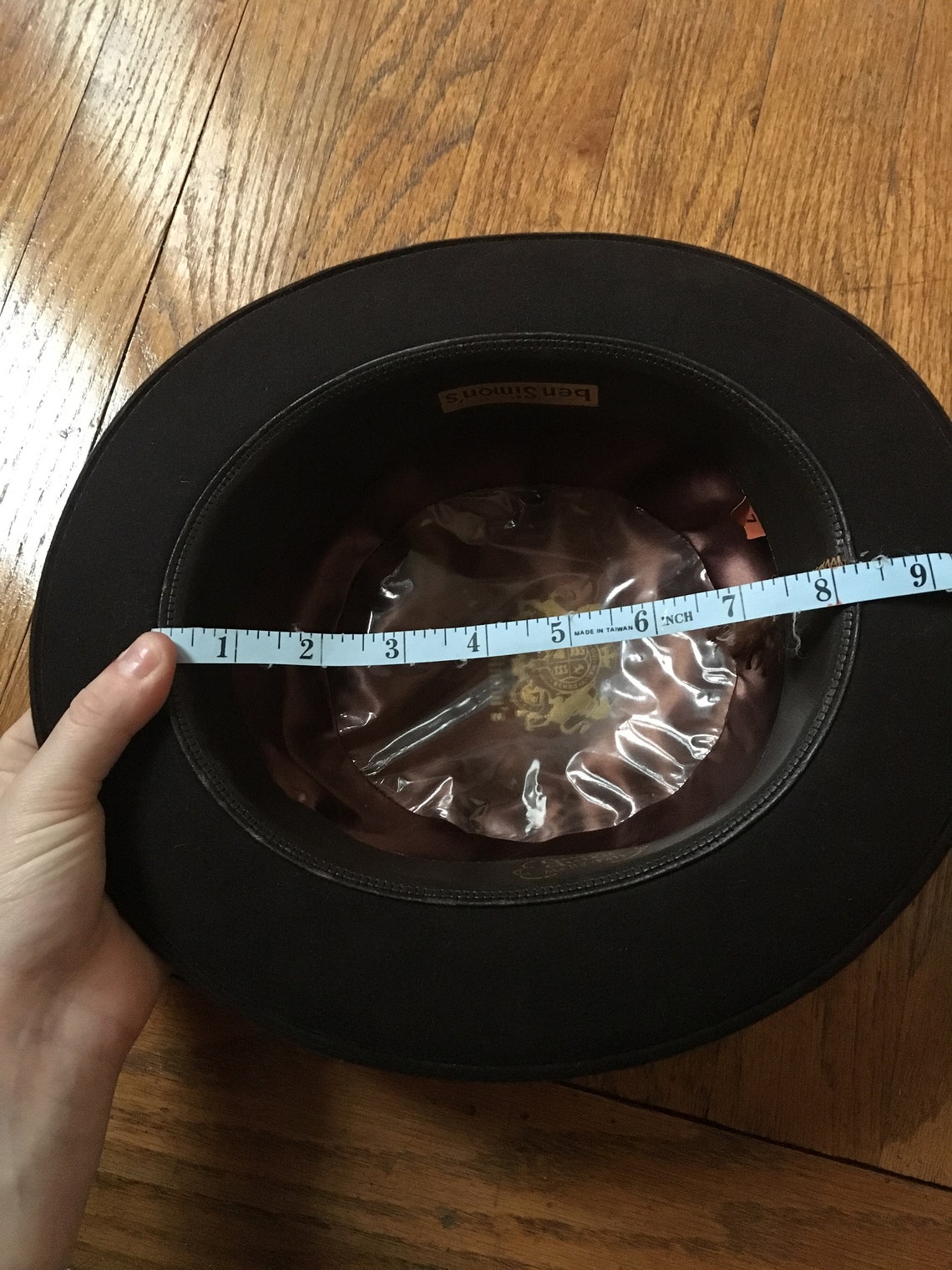 Vintage Brown Wool Felt Hat Fedora From Ben Simon - Etsy