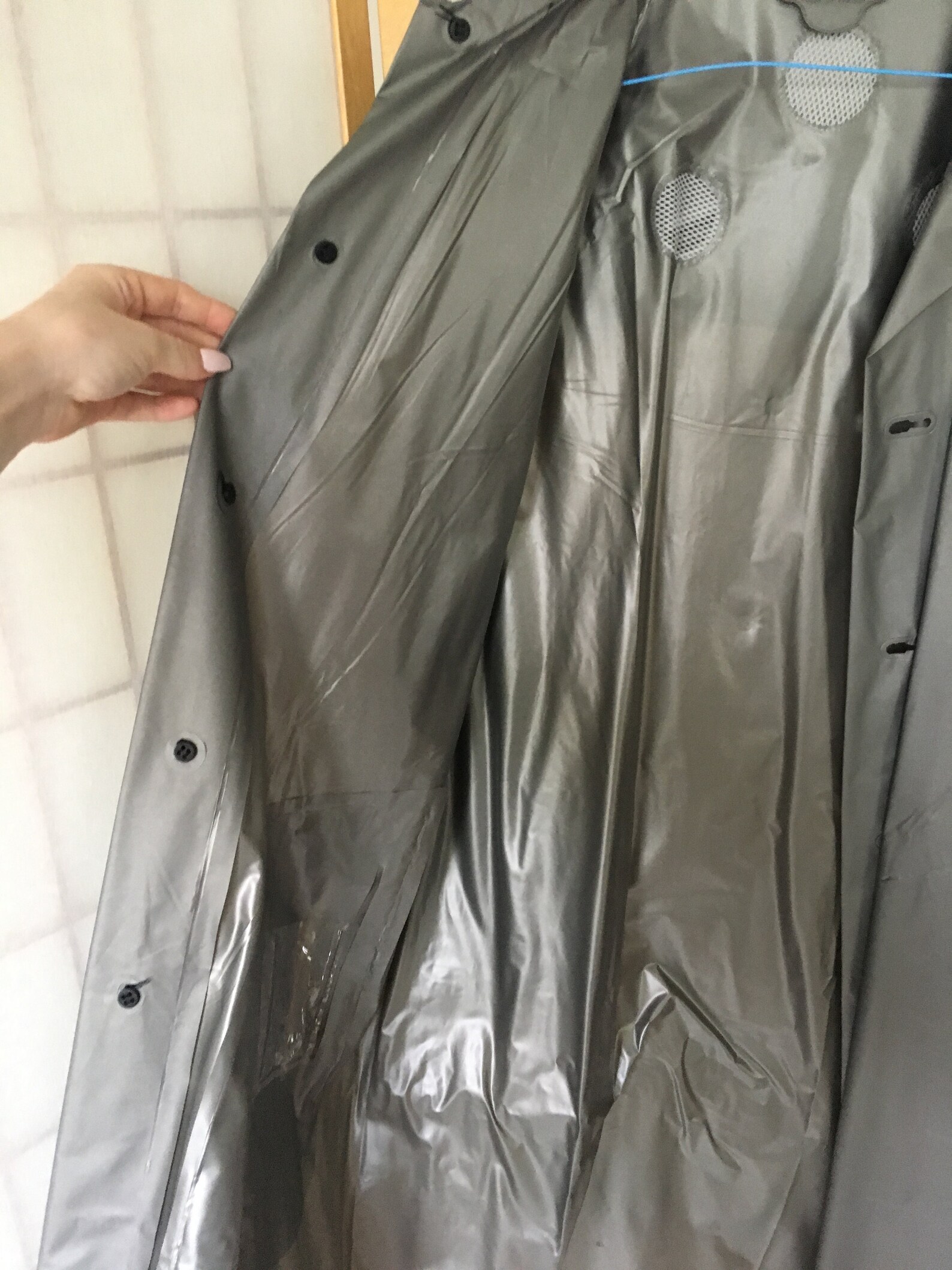 Vintage Dark Gray Rain Coat Trench Coat Rain Wear | Etsy