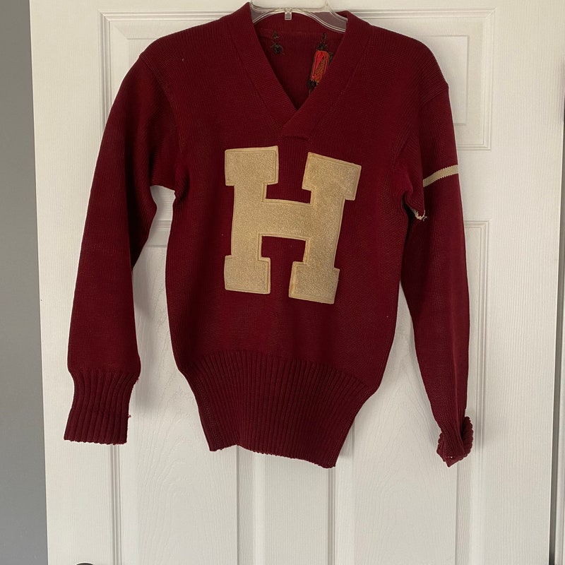Letterman Sweater - Etsy