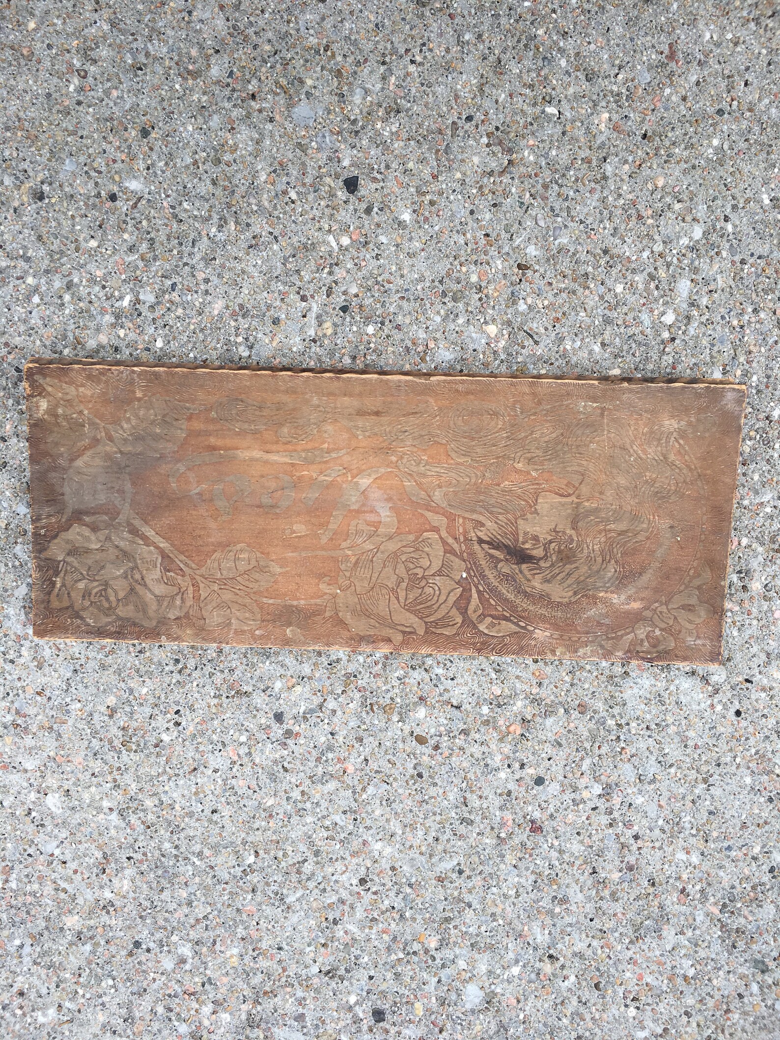 Antique Carved Wooden Tie Box | Etsy